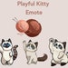 Chibi Playful Cat Emotes Twitch & Discord | Channel Points | Streamer ...