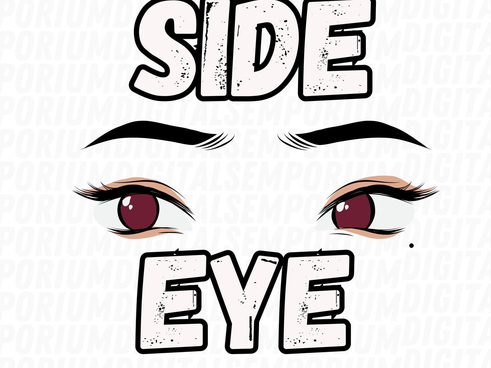 Side Eye Twitch Emote, Bombastic Side Eye Emote, Meme Emote, Eyes Emote ...