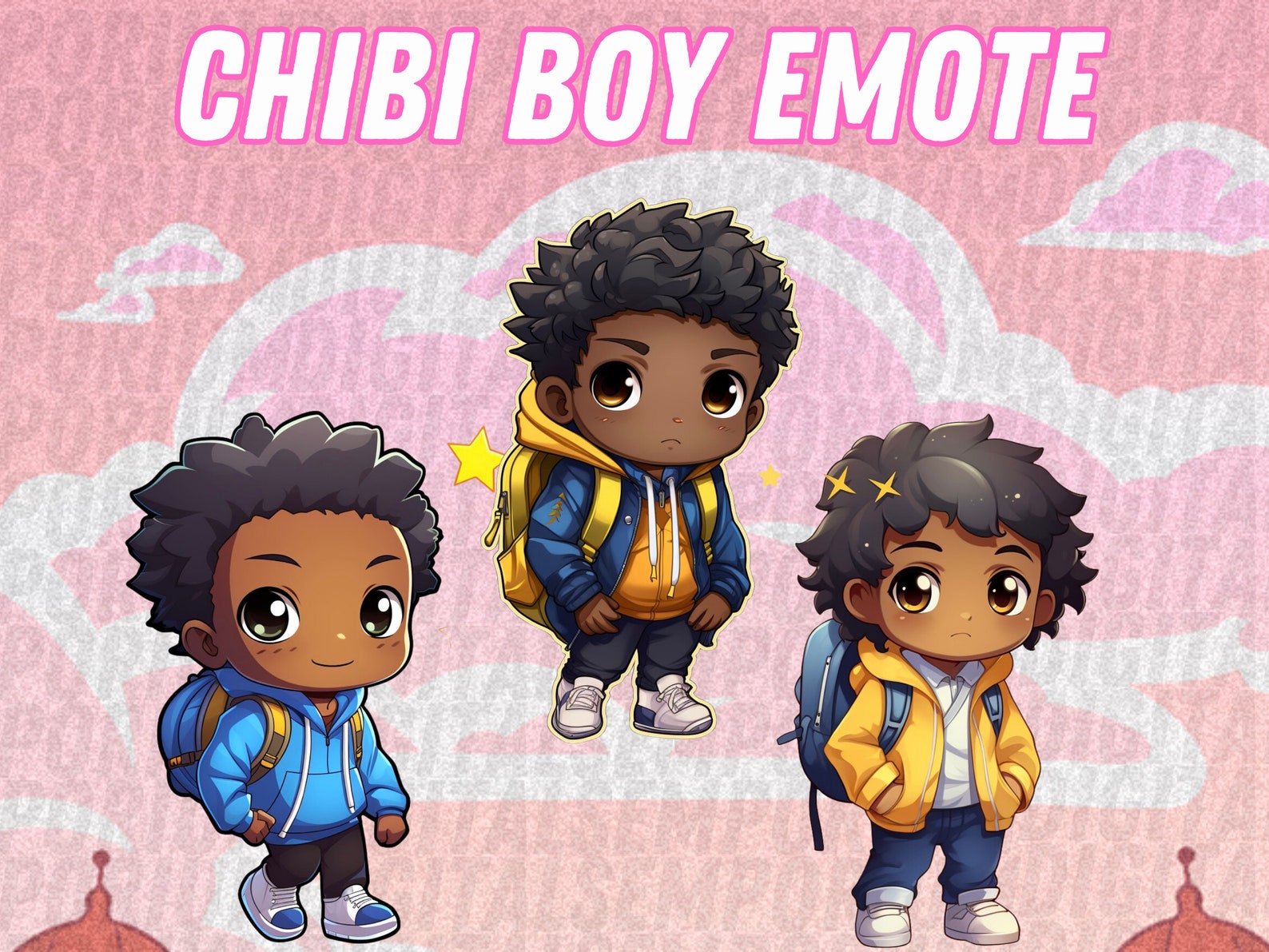 Chibi Boy Emote, Cool Kids Emote, School Boy Emote, Boys Will Be Boys ...