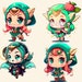Cute Chibi Elf Emote Collection Twitch, Discord, Channel Points ...