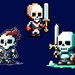 Pixel Skeleton Knight Twitch & Discord Channel Points Streamer, Cute ...