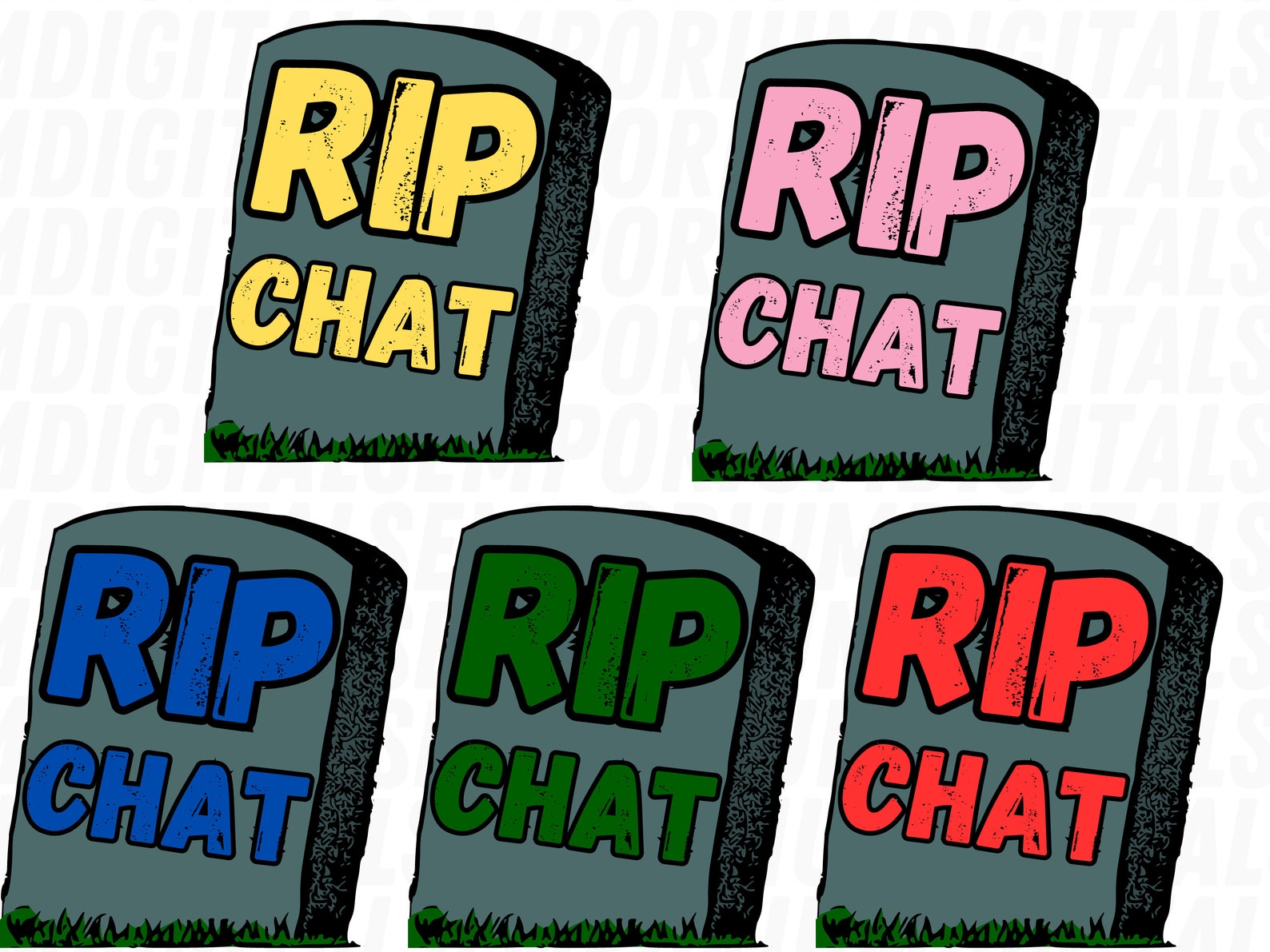 Rip Emote, Chat Emote, Rip Chat Emote, Funny Emote, Tombstone Emote ...