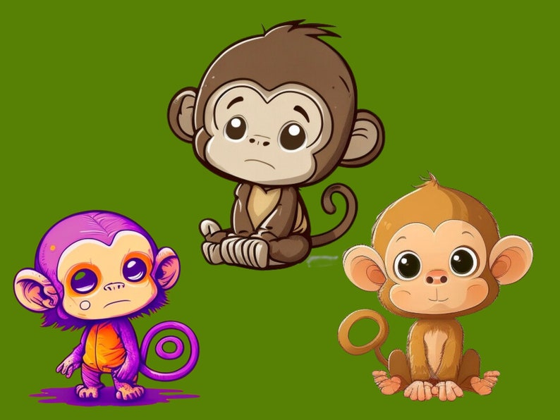 Baby Monkey Emotes Twitch, Discord, Kick, Channel Point, Streamer ...