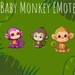 Baby Monkey Emotes Twitch, Discord, Kick, Channel Point, Streamer ...