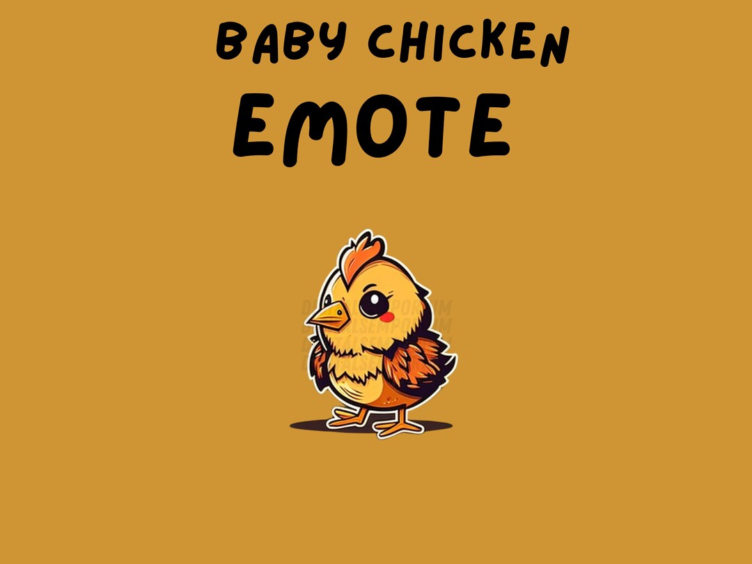 Cute Baby Chicken Emote Twitch & Discord | Channel Points | Streamer ...