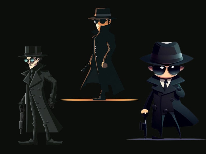 Men in Black Suit Emotes Twitch, Discord, Channel Point, Streamer ...