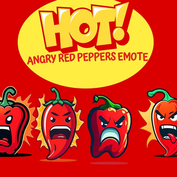 Angry Red Emoji - Etsy