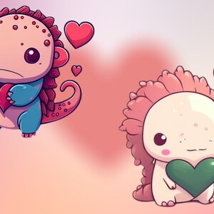Cute Lizard Holding Heart Emotes Twitch & Discord | Channel Points ...