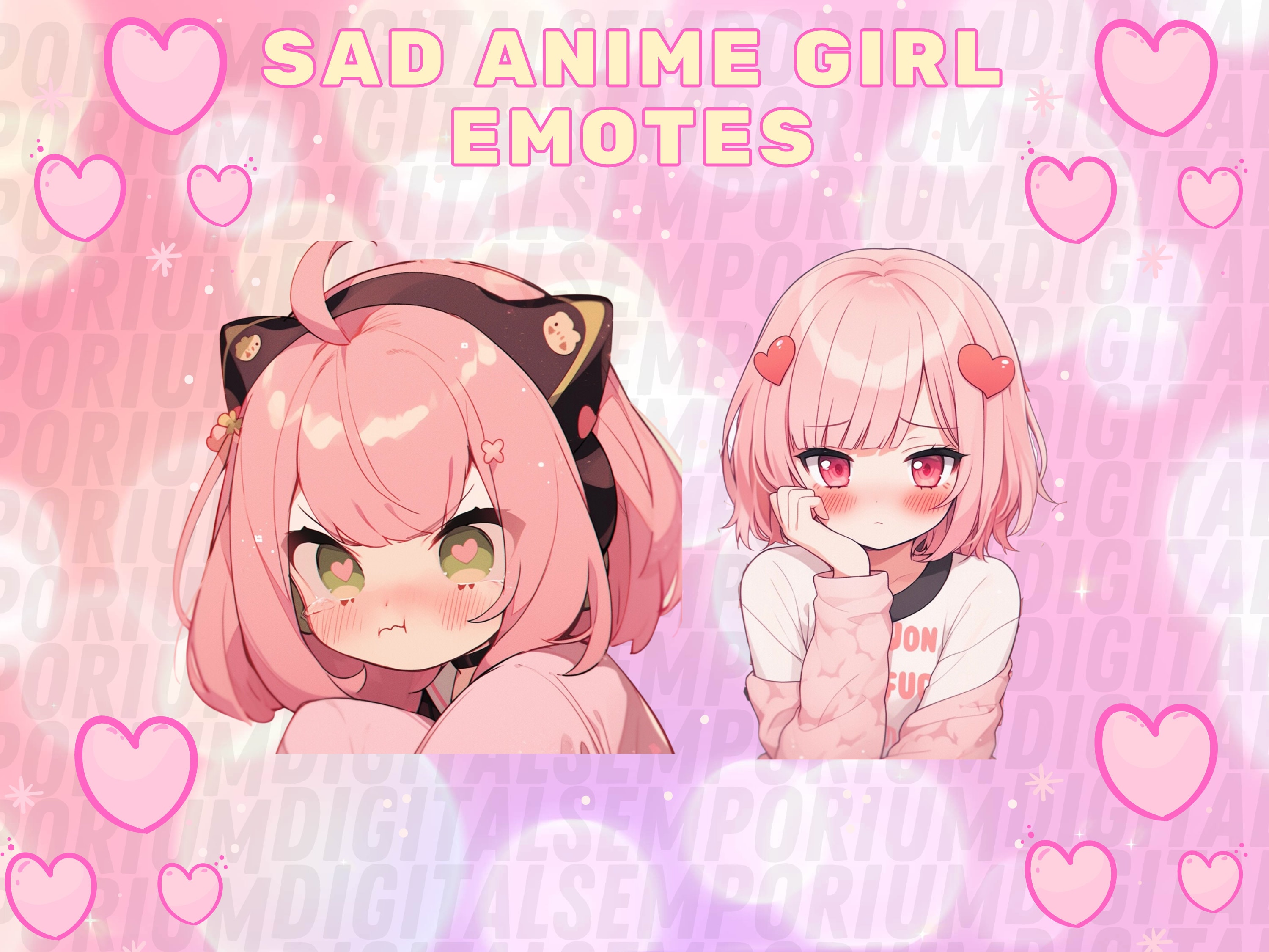 Twitch Emotes, Twitch Sub Emotes, Discord Emotes, Kawaii Emotes, Sad ...