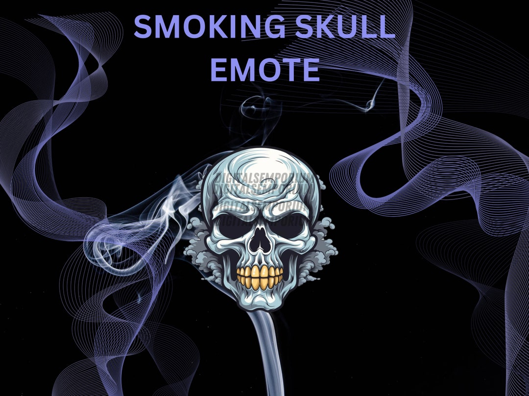 Smoking Skull Emote Collection Twitch & Discord | Channel Points ...