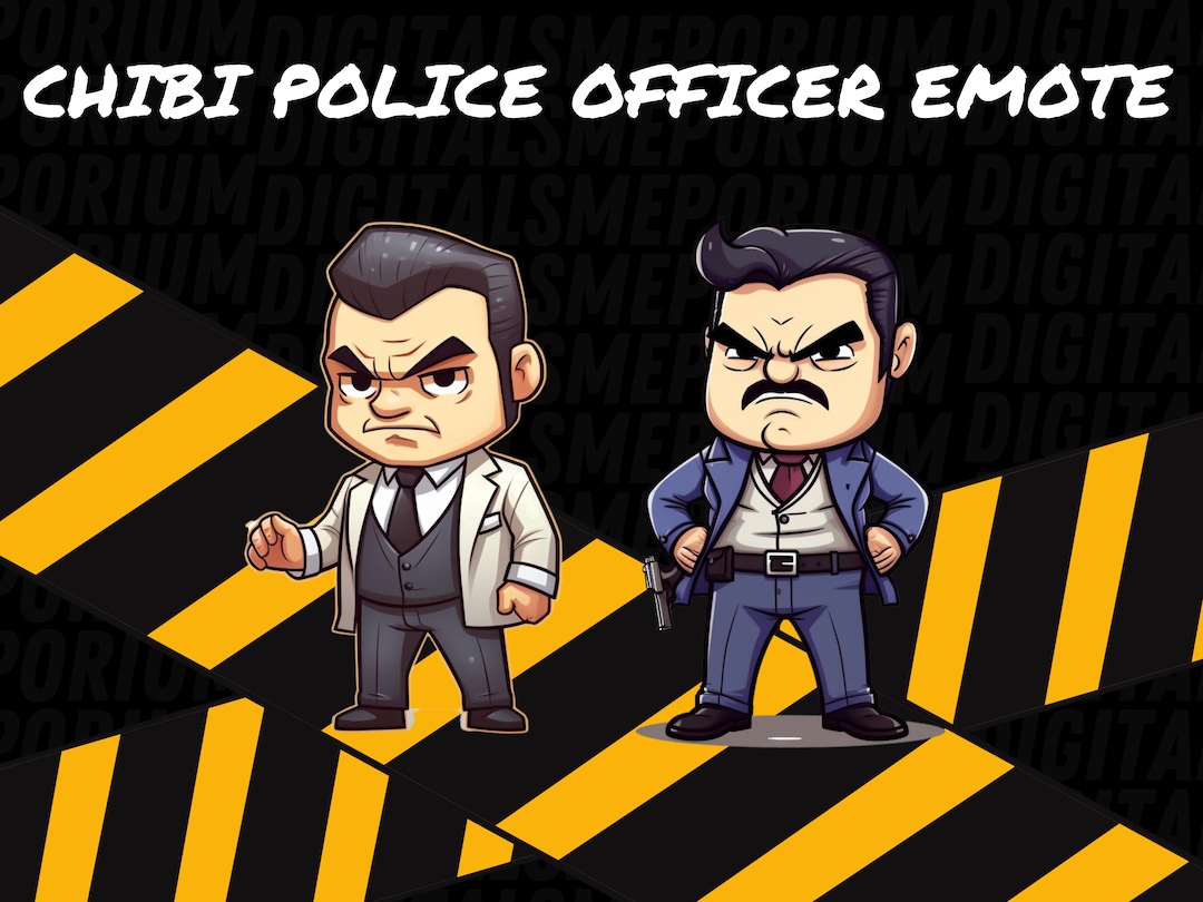 Chibi Police Officer Emote, FBI Emote, CIA Emote, Serve and Protect ...