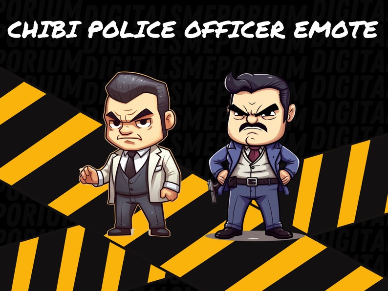 Chibi Police Officer Emote, FBI Emote, CIA Emote, Serve and Protect ...