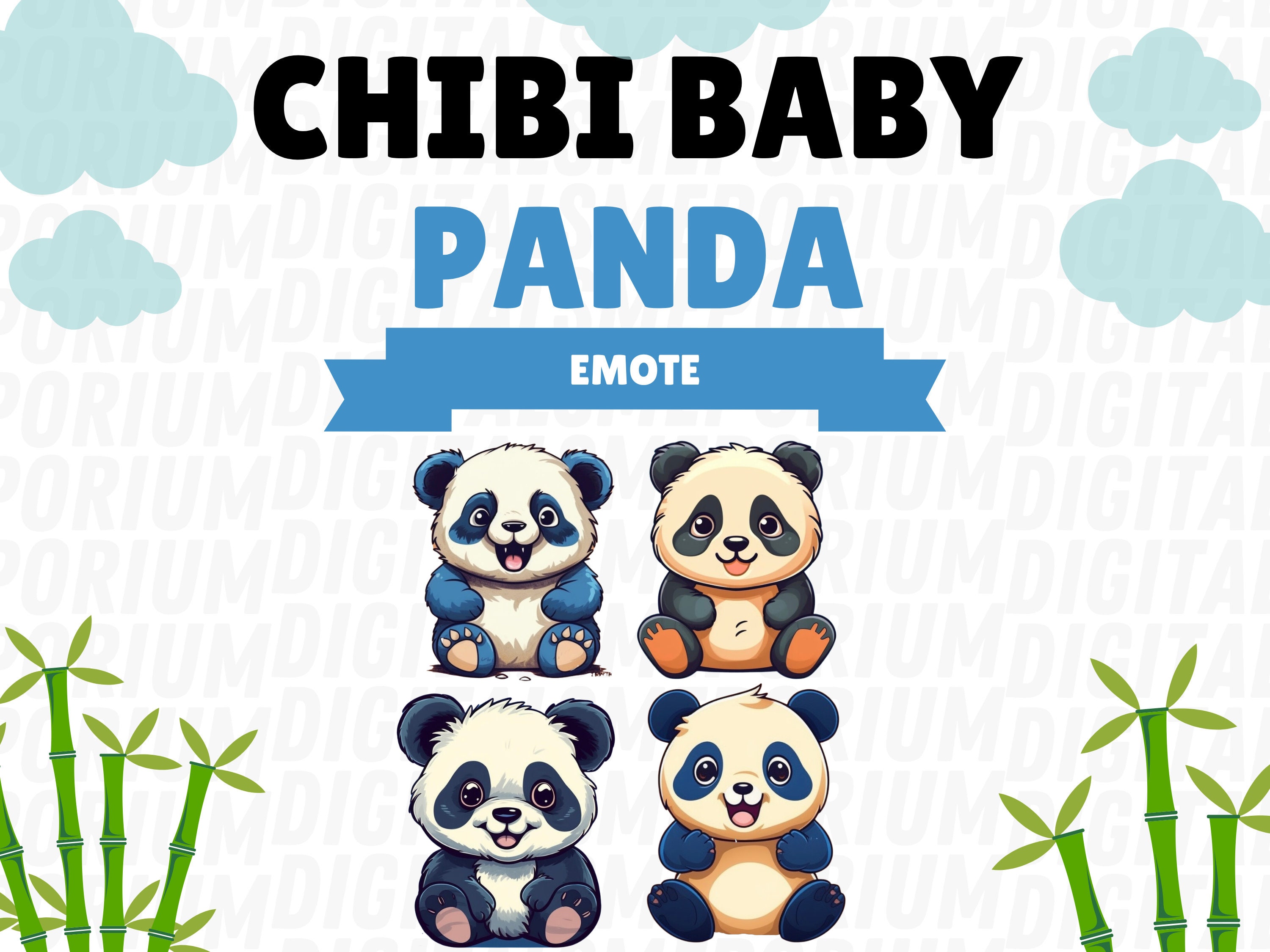 Chibi Panda Bear Emote, Bear Emote, Animal Emote, Baby Panda Emote, Pet ... Chibi Panda Bear Emote, Bear Emote, Animal Emote, Baby Panda Emote, Pet ...