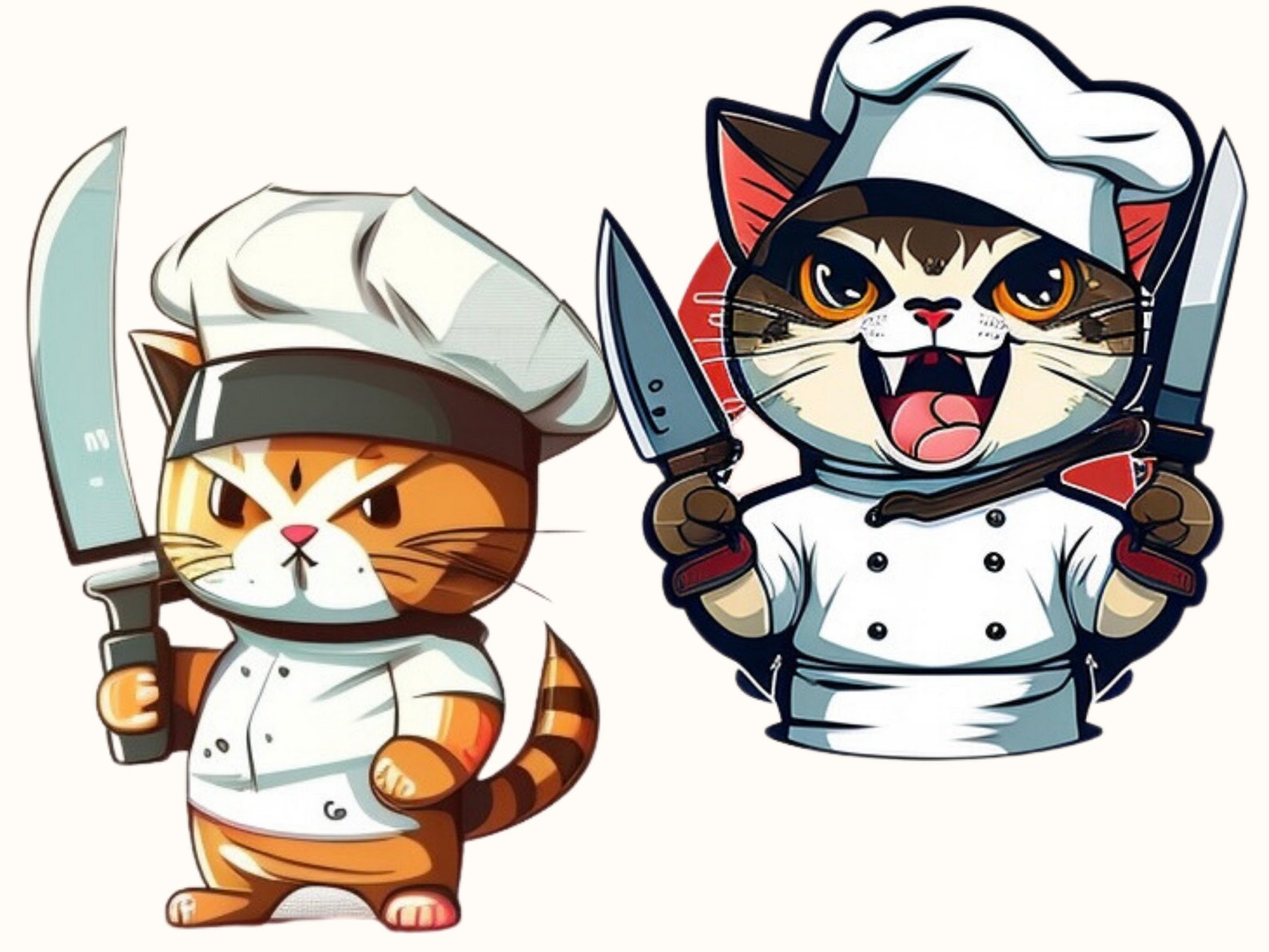 Cute Cat Chef Emotes Twitch, Discord, Channel Point, Streamer, Emoji ...