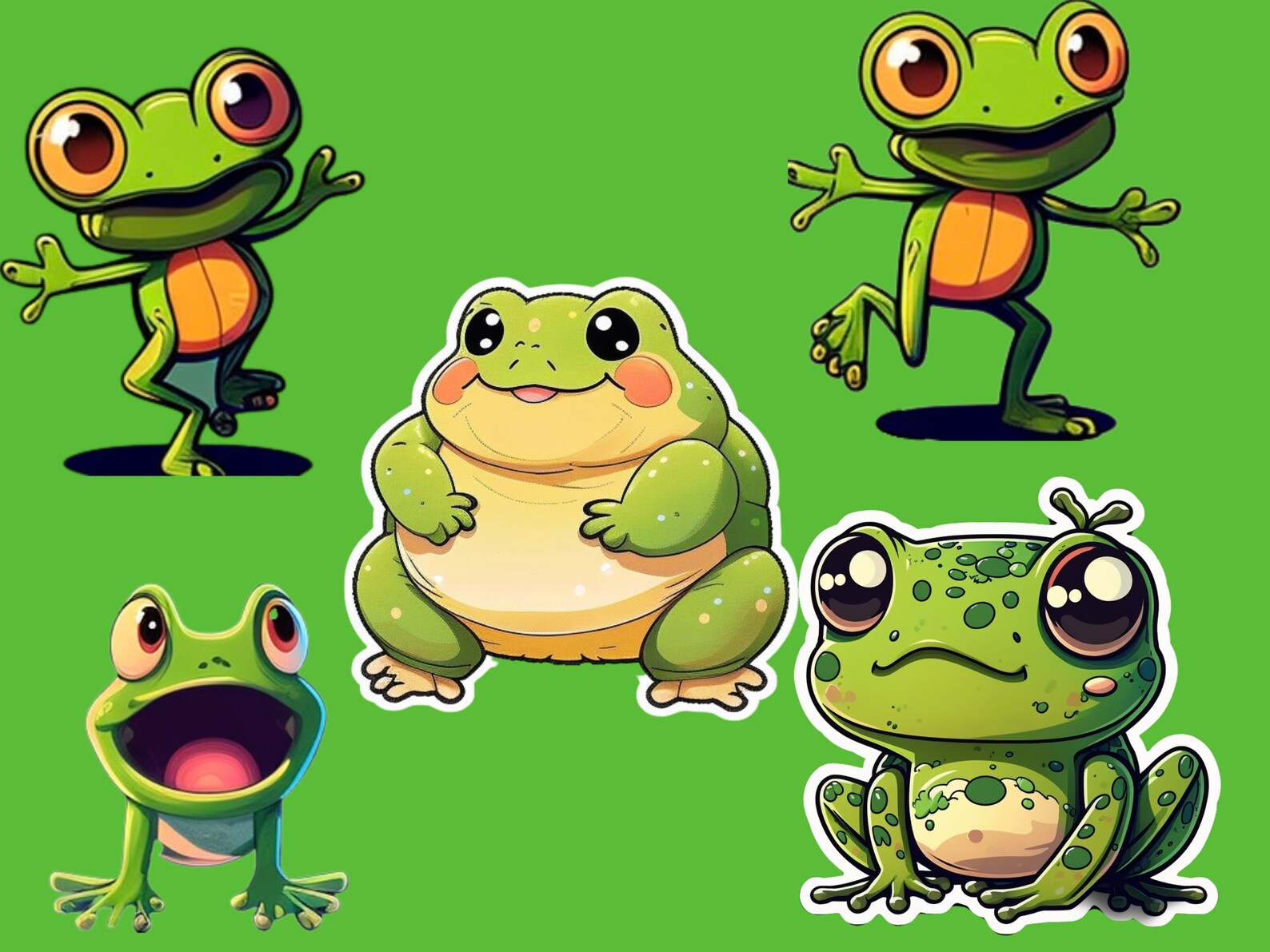 Cute Frog Emote Collection Twitch & Discord | Channel Points | Streamer ...