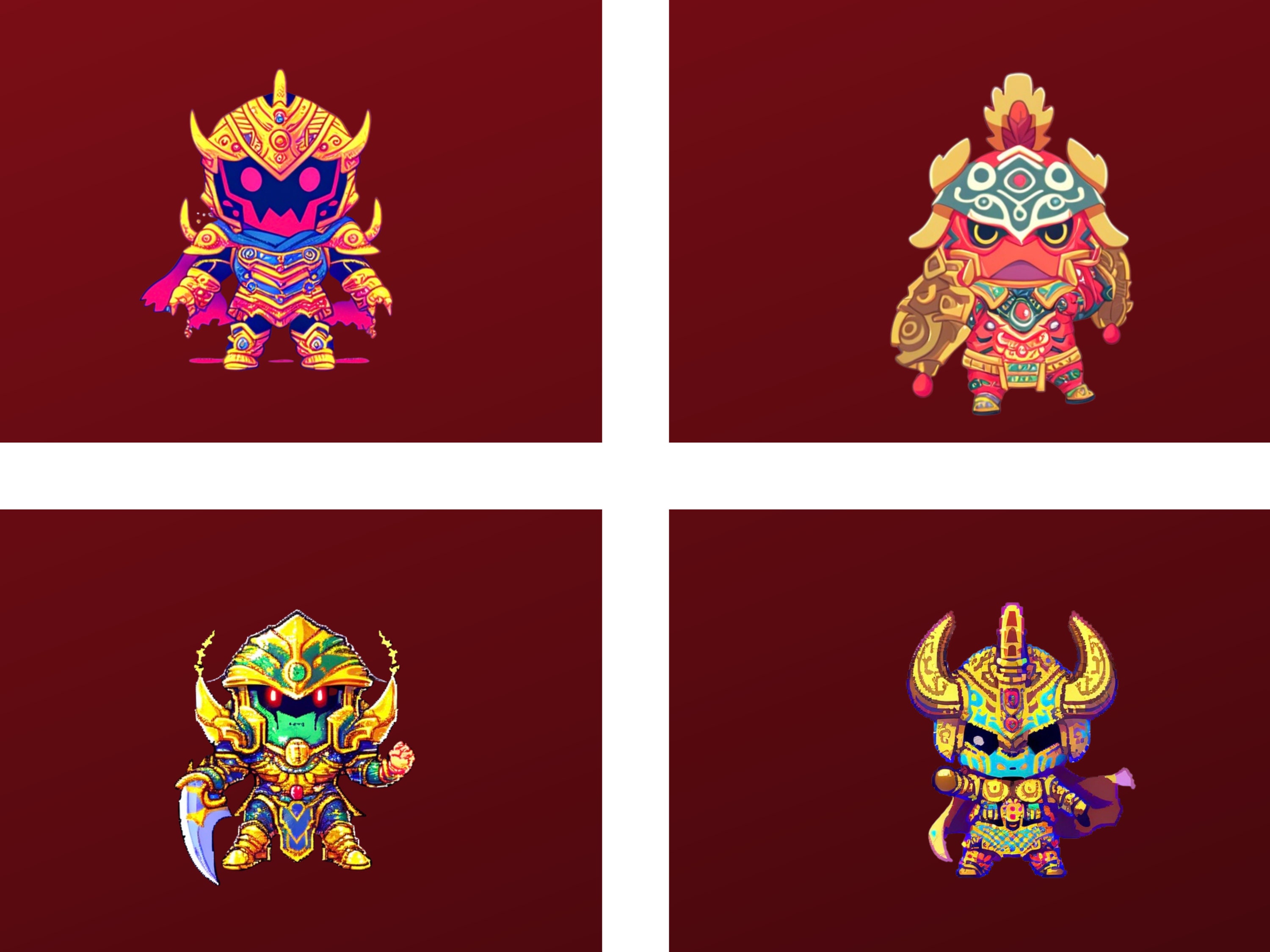 Chibi Kawaii Pixel Samurai Twitch Discord Mixer Youtube Emote/kawai ...