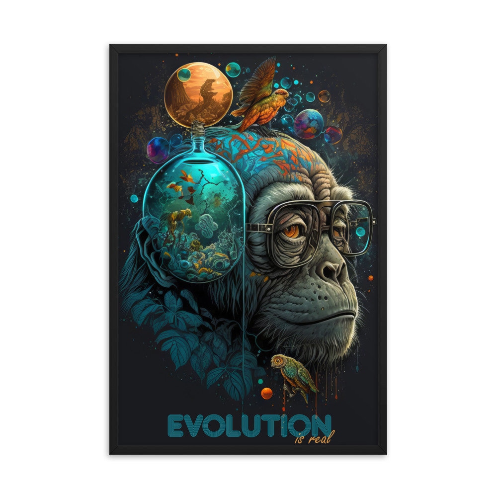 Evolution Poster science Wall Art science Wall Decor Scientist Posters ...