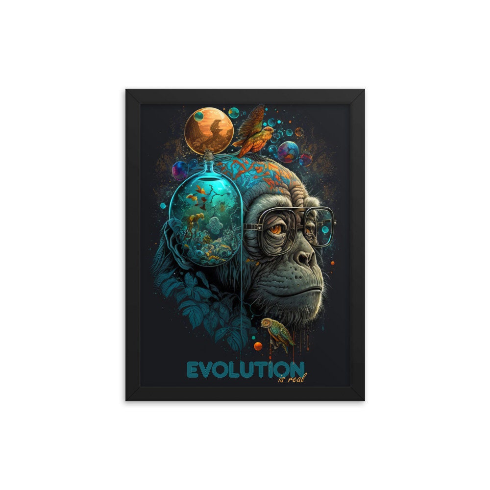 Evolution Poster science Wall Art science Wall Decor Scientist Posters ...