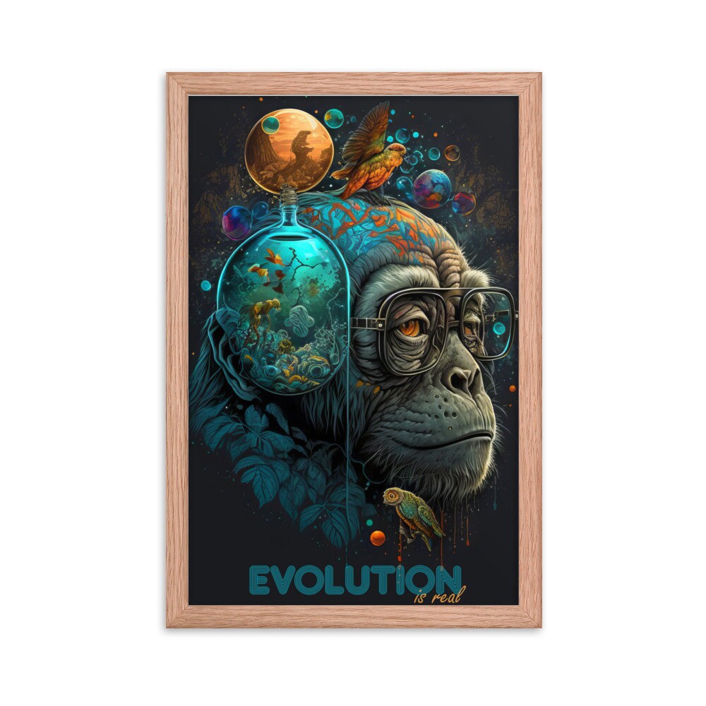 Evolution Poster science Wall Art science Wall Decor Scientist Posters ...