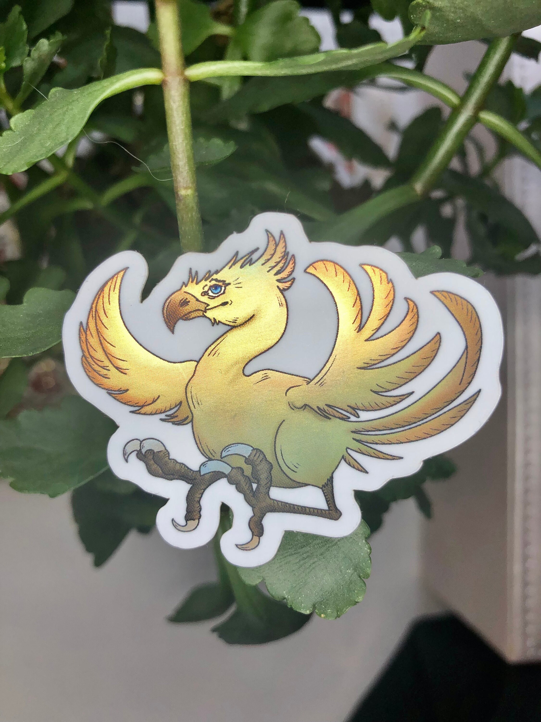 Final Fantasy Chocobo Holographic Sticker - Etsy
