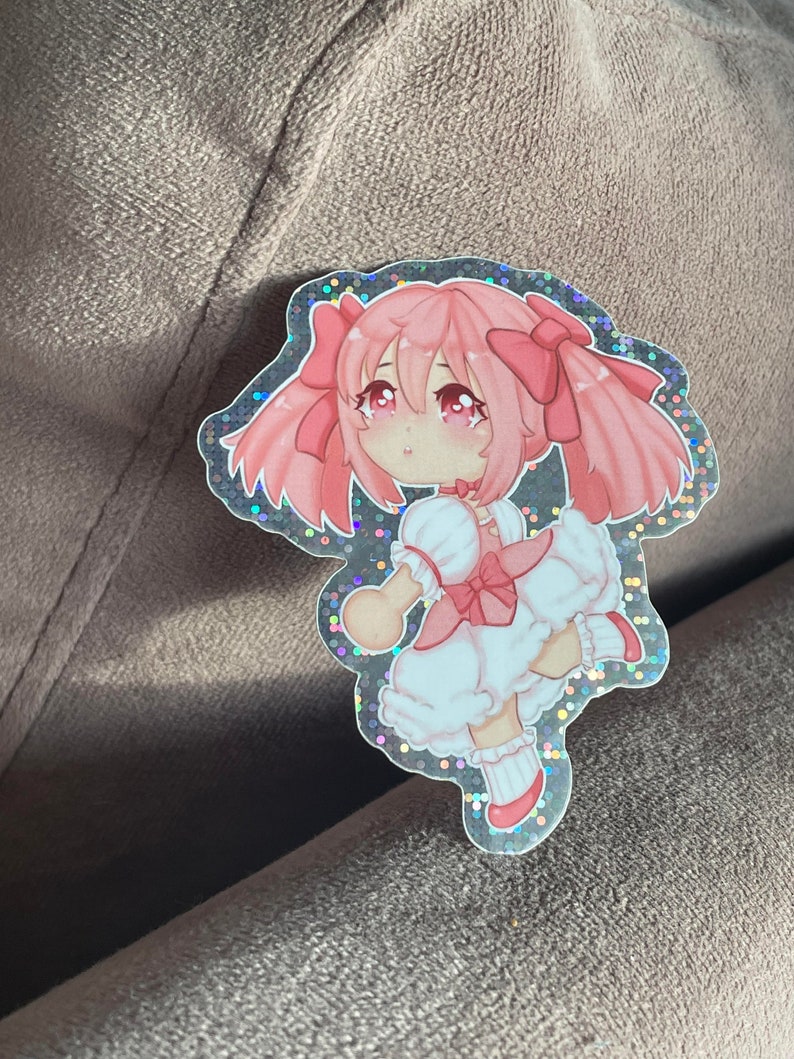 Puella Magi Madoka Magica Madoka Kaname Glitter Stickers, Valentine's ...