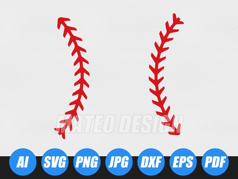 Baseball Stitches Svg Baseball Laces Svg Baseball Stitches - Etsy
