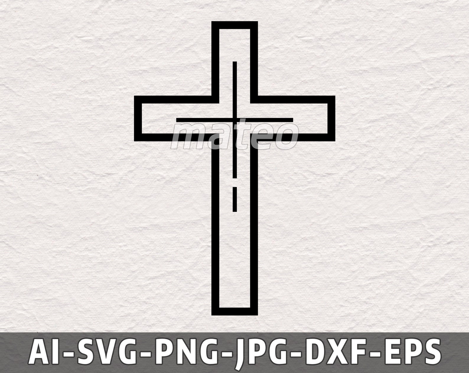 Christian Cross Clip Art christian Cross Outline SVG Files Christian ...