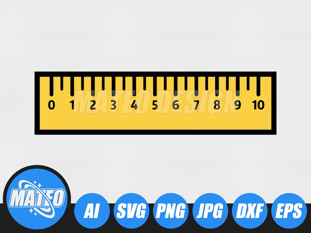 School Ruler Clip Art Ruler SVG Files School Ruler Cut - Etsy