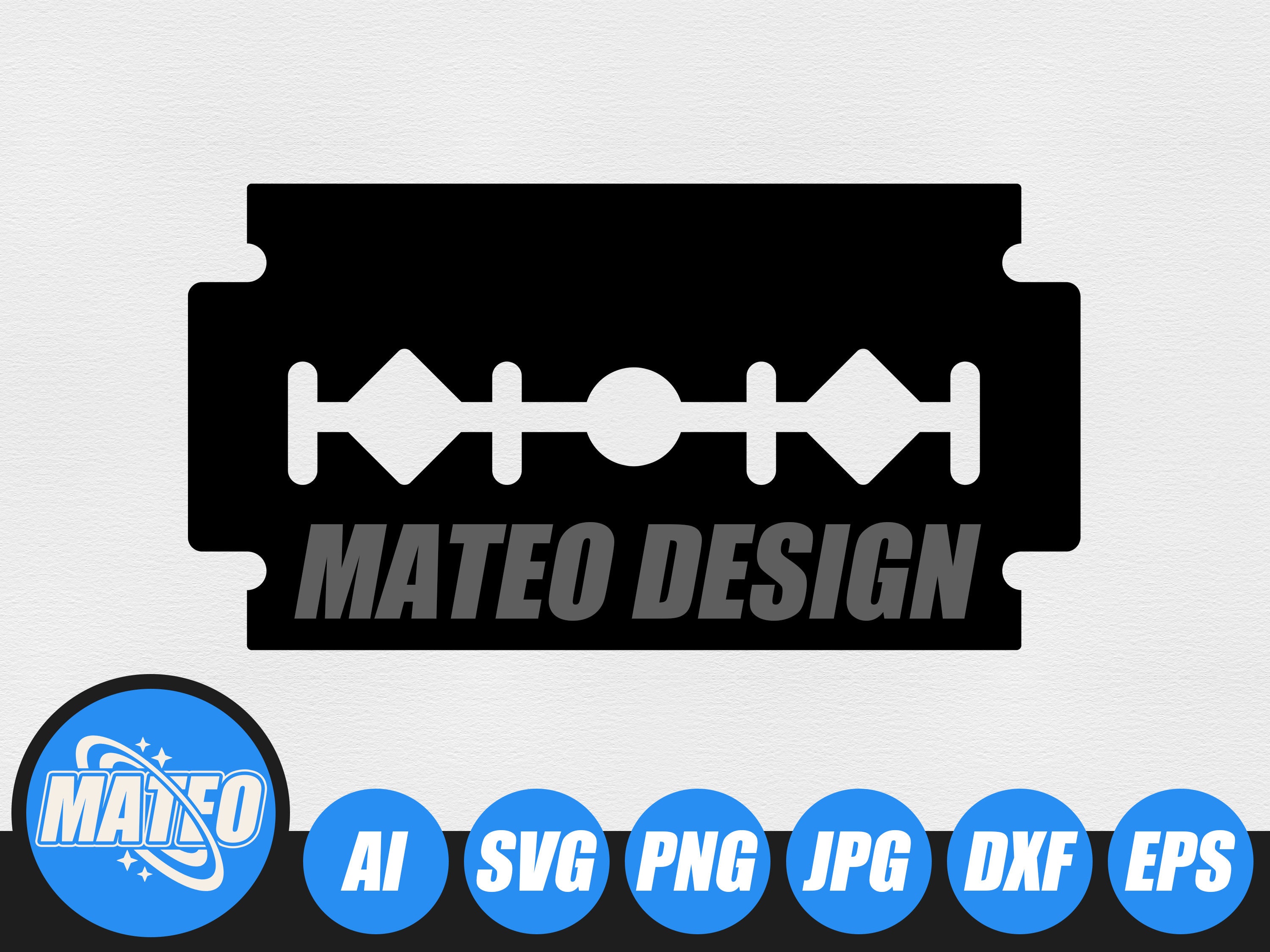 Razor Blade SVG Files I Razor Silhouette I Barber Shop SVG Cut Filesi ...