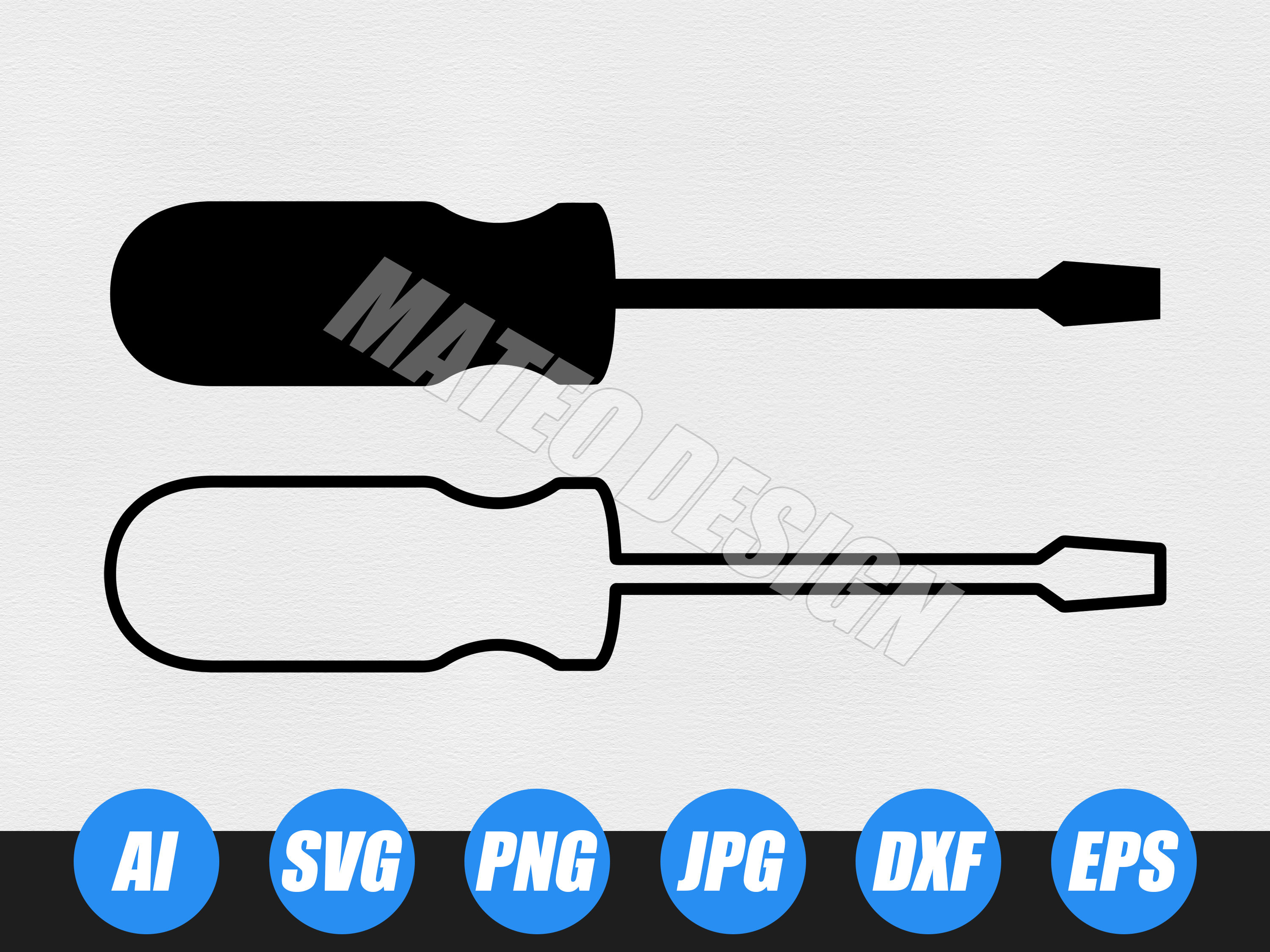 Screwdriver SVG Files | Carpenters Tools SVG Vector Files ...