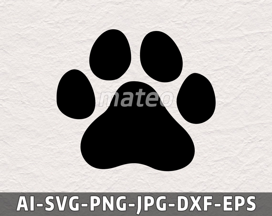 Animal Print Svg,dog Paw Print Svg, Dog Paw SVG, Dog Svg, Paw Svg ...