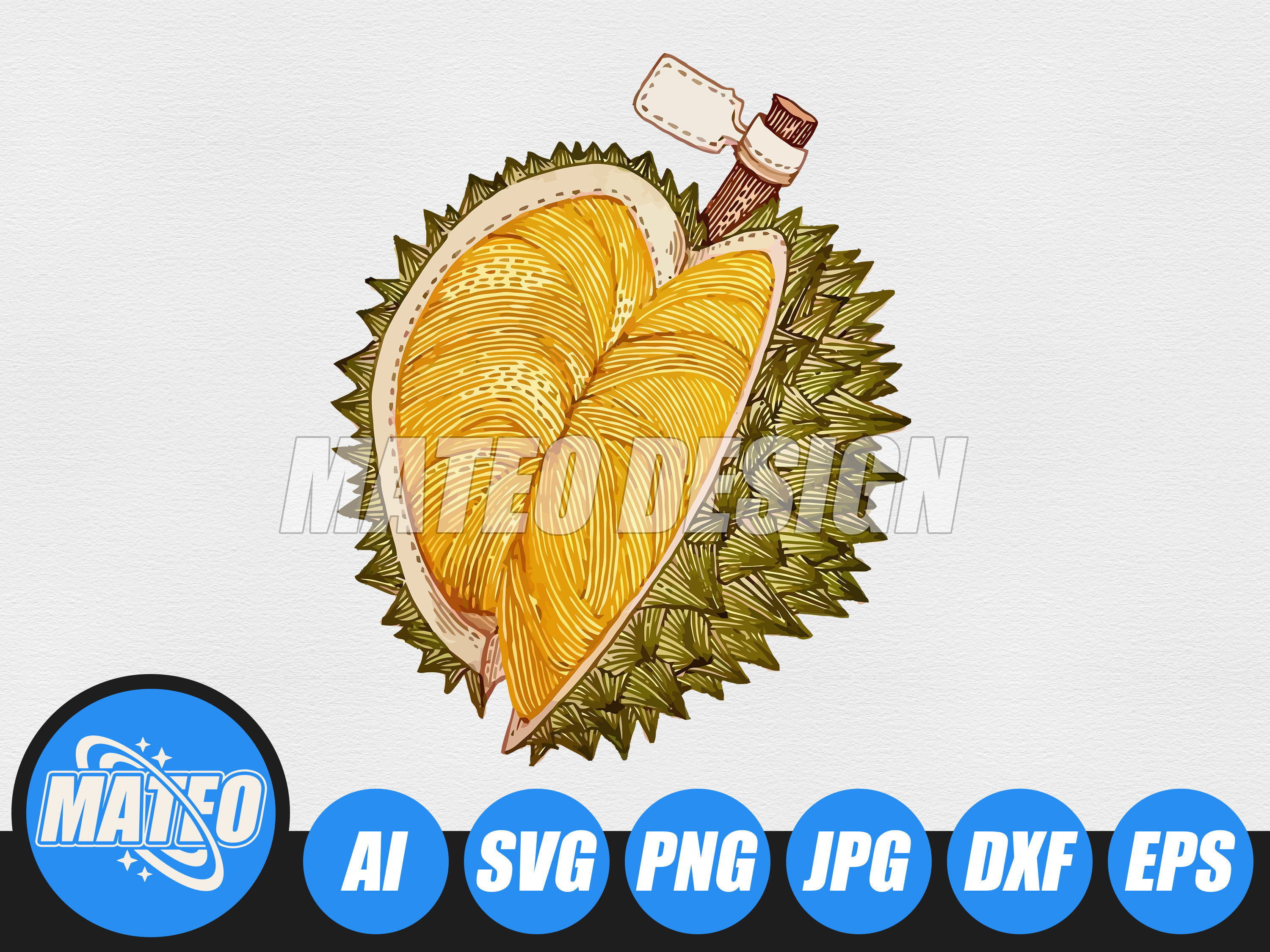 Durian Drawing
