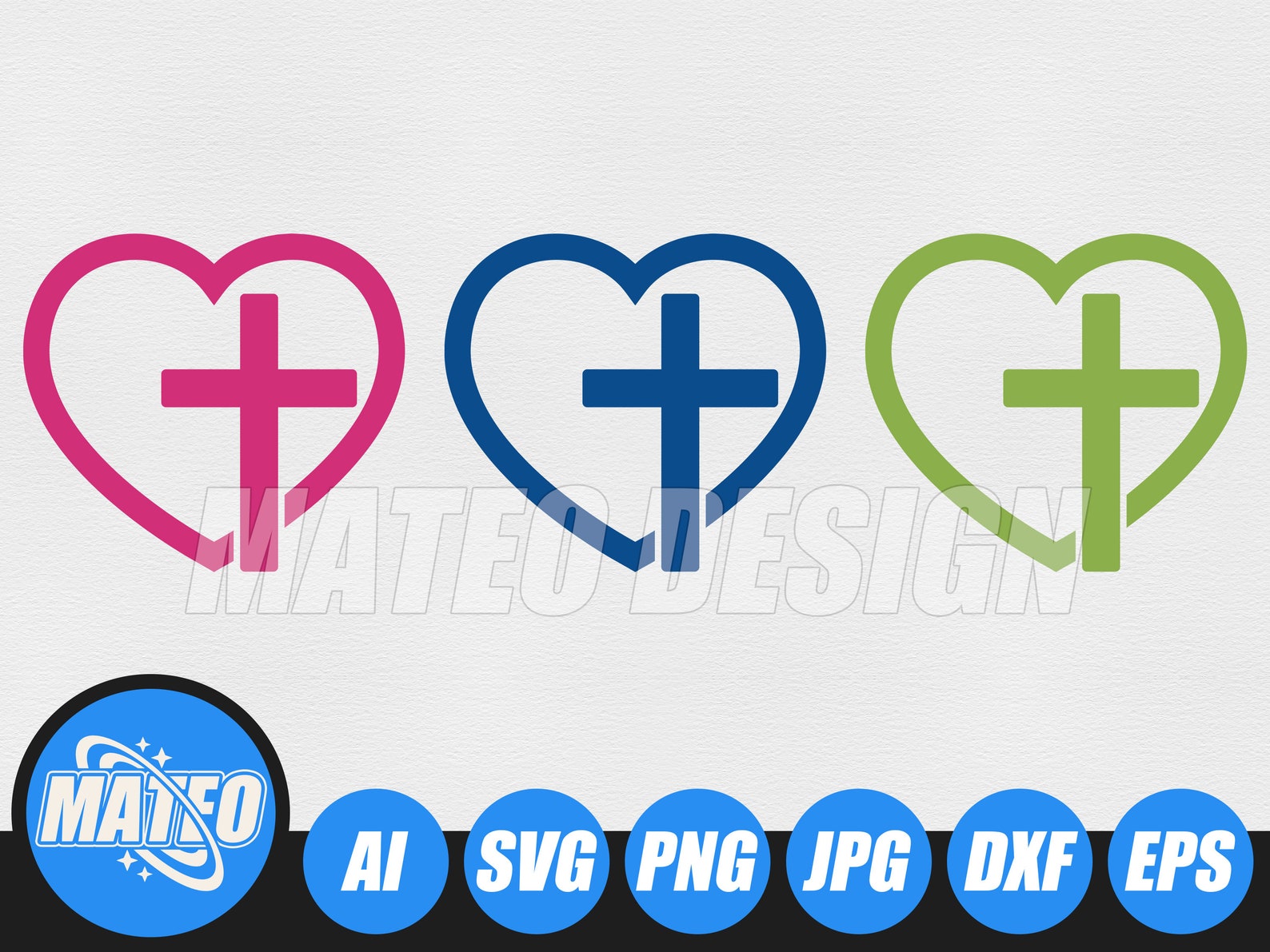 Christian Cross Cut Files | Christian Cross Outline SVG Files ...