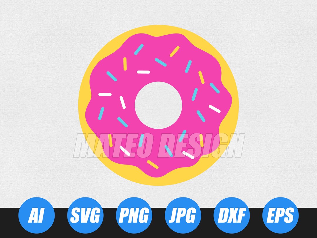 Donut SVG, Doughnut SVG, Cake Svg, Candy, Donut Cut File, Sprinkle ...