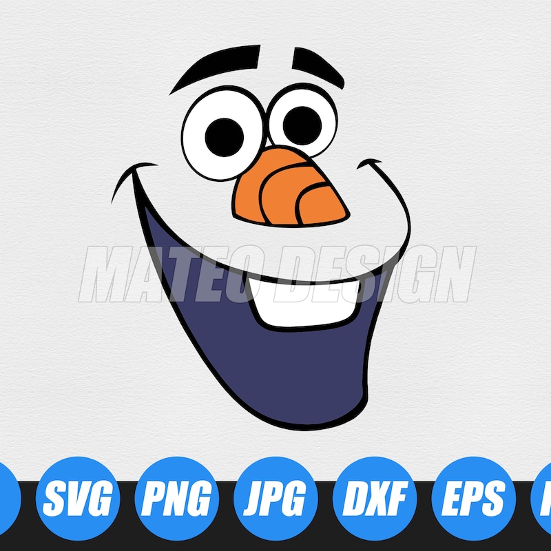 Olaf Face - Etsy