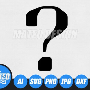 Question Mark SVG L Question Mark SVG Files L Question Mark Silhouette ...