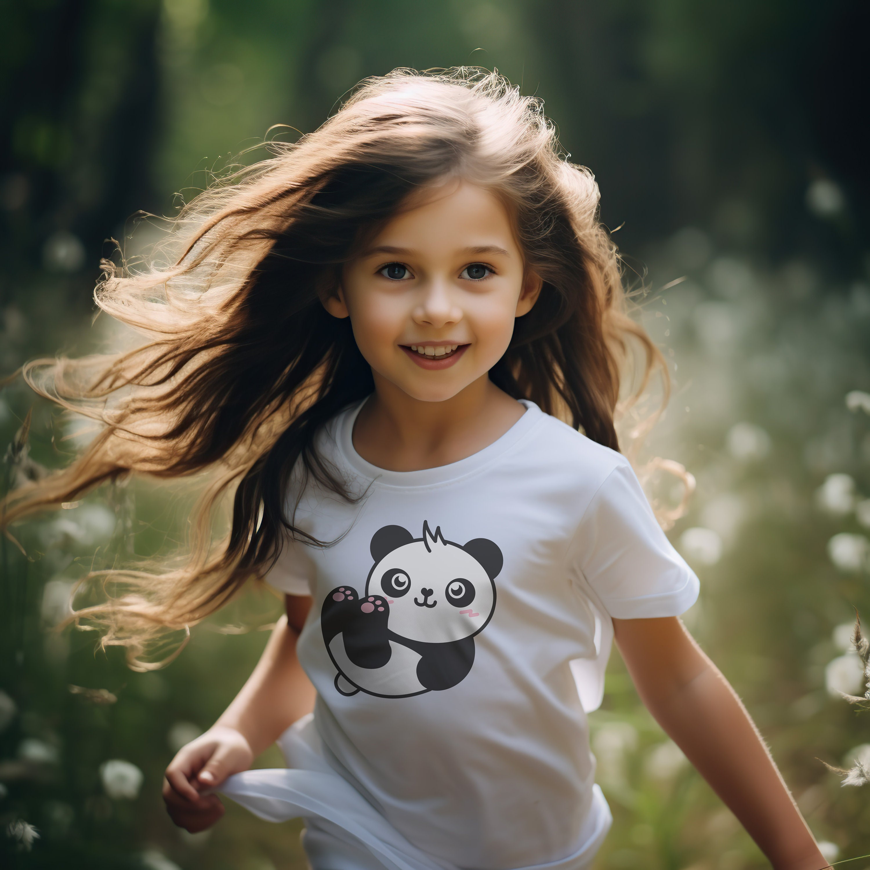 Cute Baby Panda Clipart Panda Bear Kawaii Pandas Funny Animal Digital ...