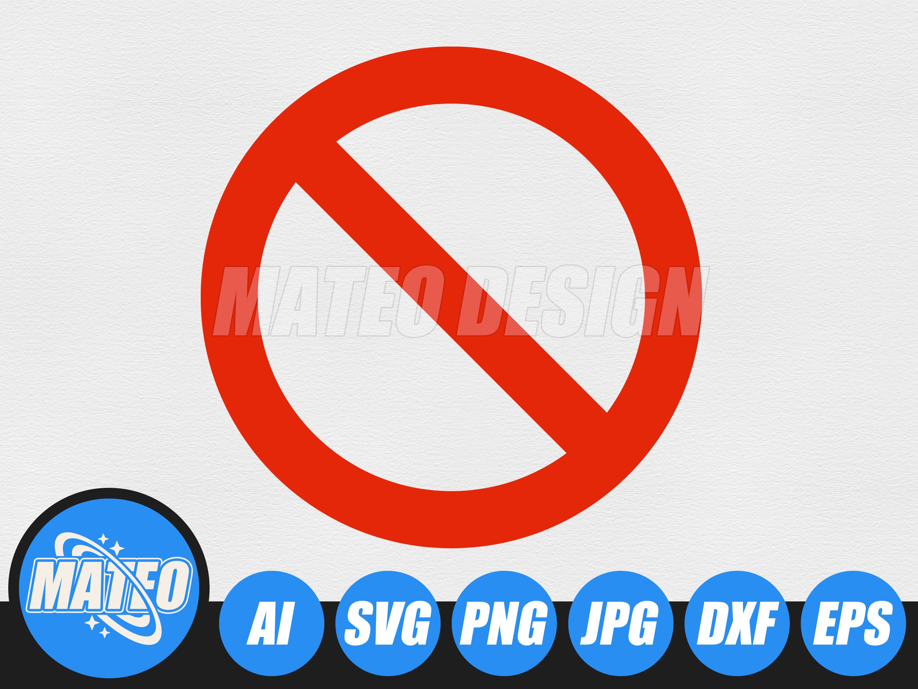 Restricted Symbol SVG I Banned Symbol SVG I No Symbol SVG | Restricted ...