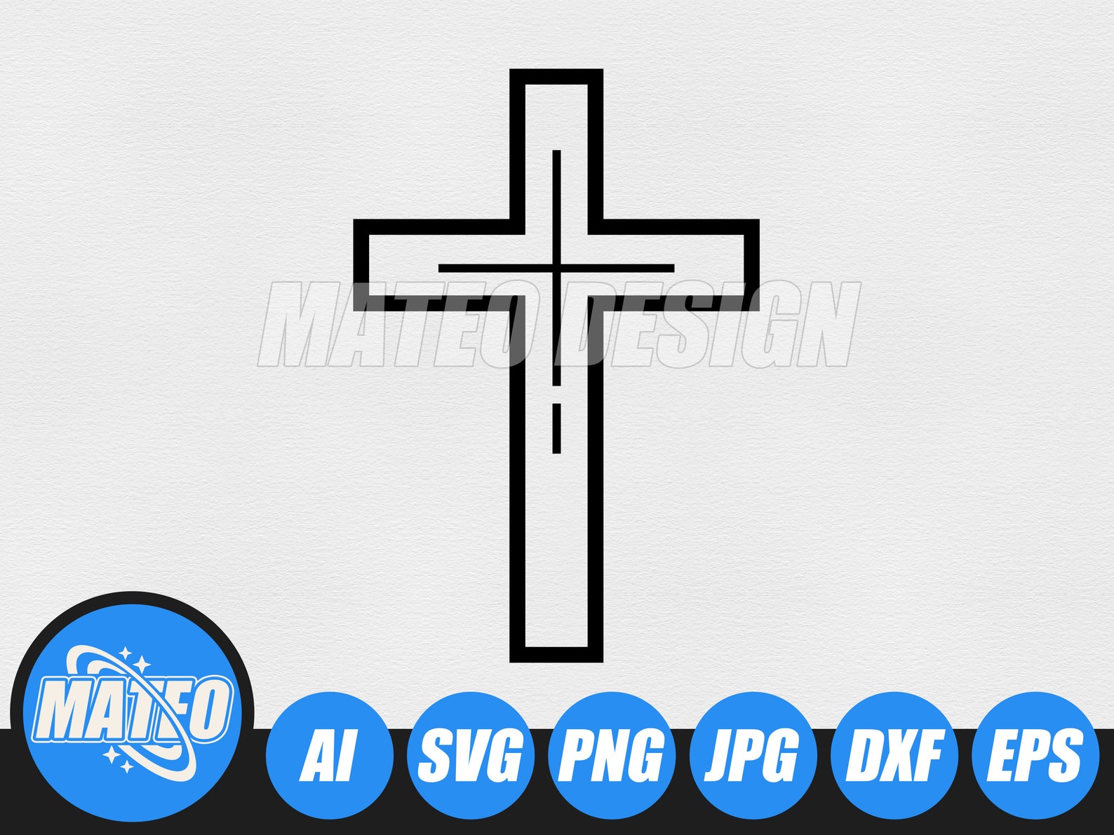 Christian Cross Clip Art christian Cross Outline SVG Files Christian ...