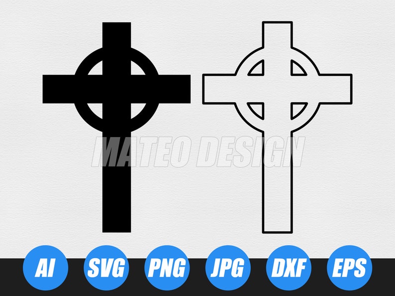 Celtic Cross SVG Files | Religious Cross Cut Files | Celtic Cross ...