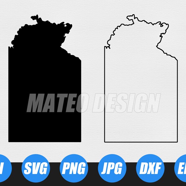 Territories Map Svg - Etsy