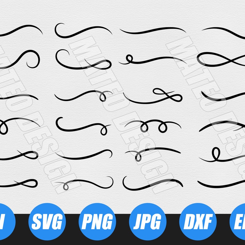 Wavy Script Svg - Etsy