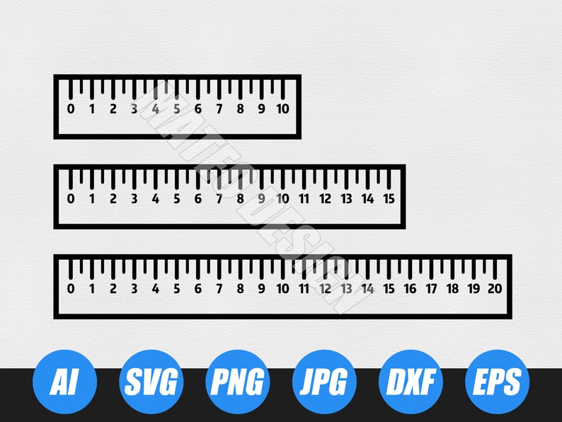 School Ruler Clip Art | Ruler SVG Files | School Ruler Cut Filesi Back ...