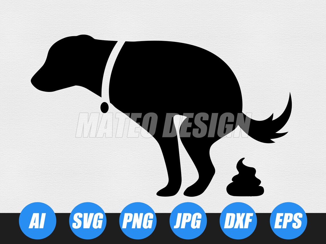 Funny SVG, Dog Pooping SVG, Instant Download Cut File Crap Svg, Cut ...