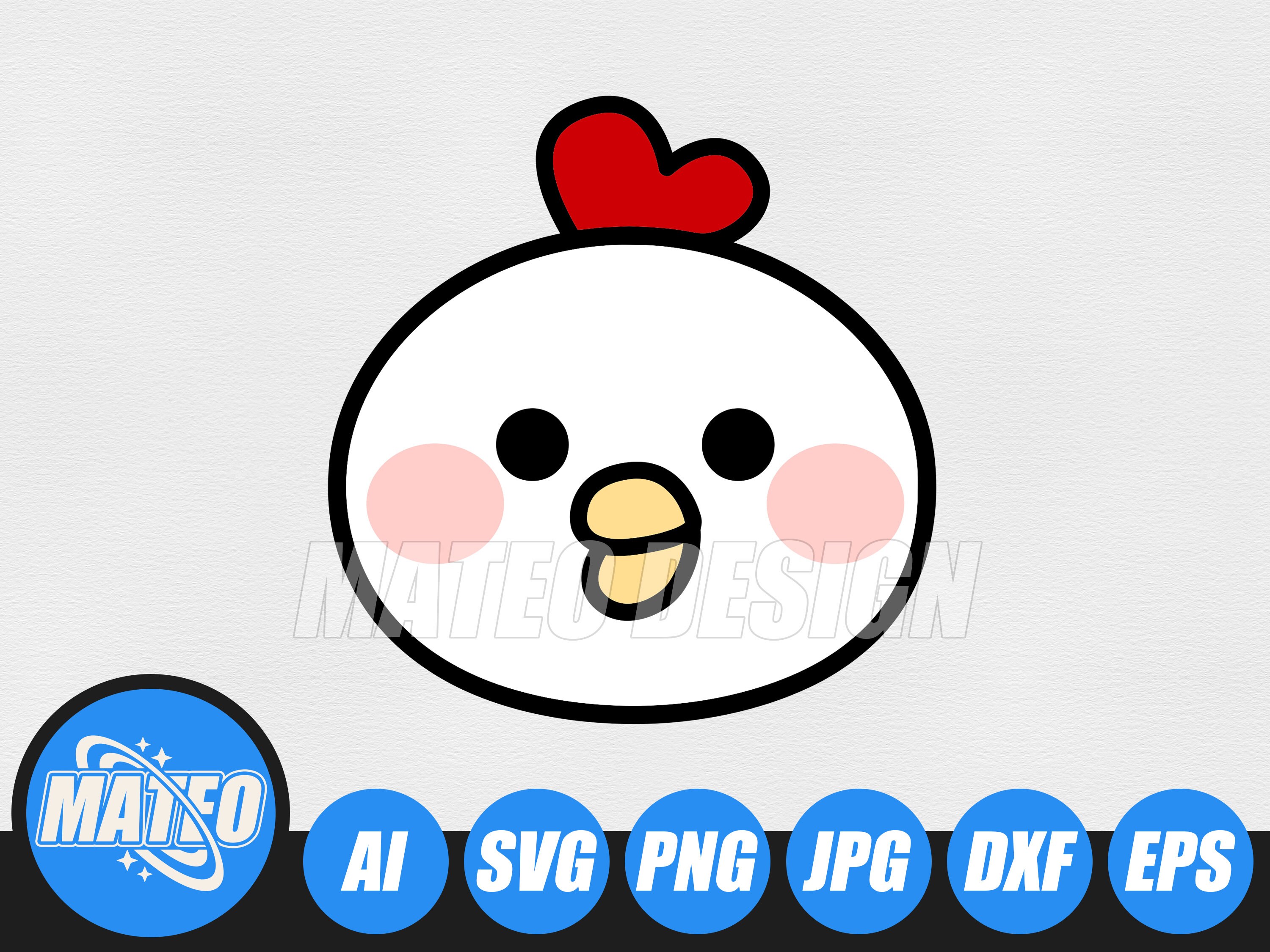 Cute Chick, Cartoon Chicken, Stick Figure Hand Drawn Kids Illustration ...