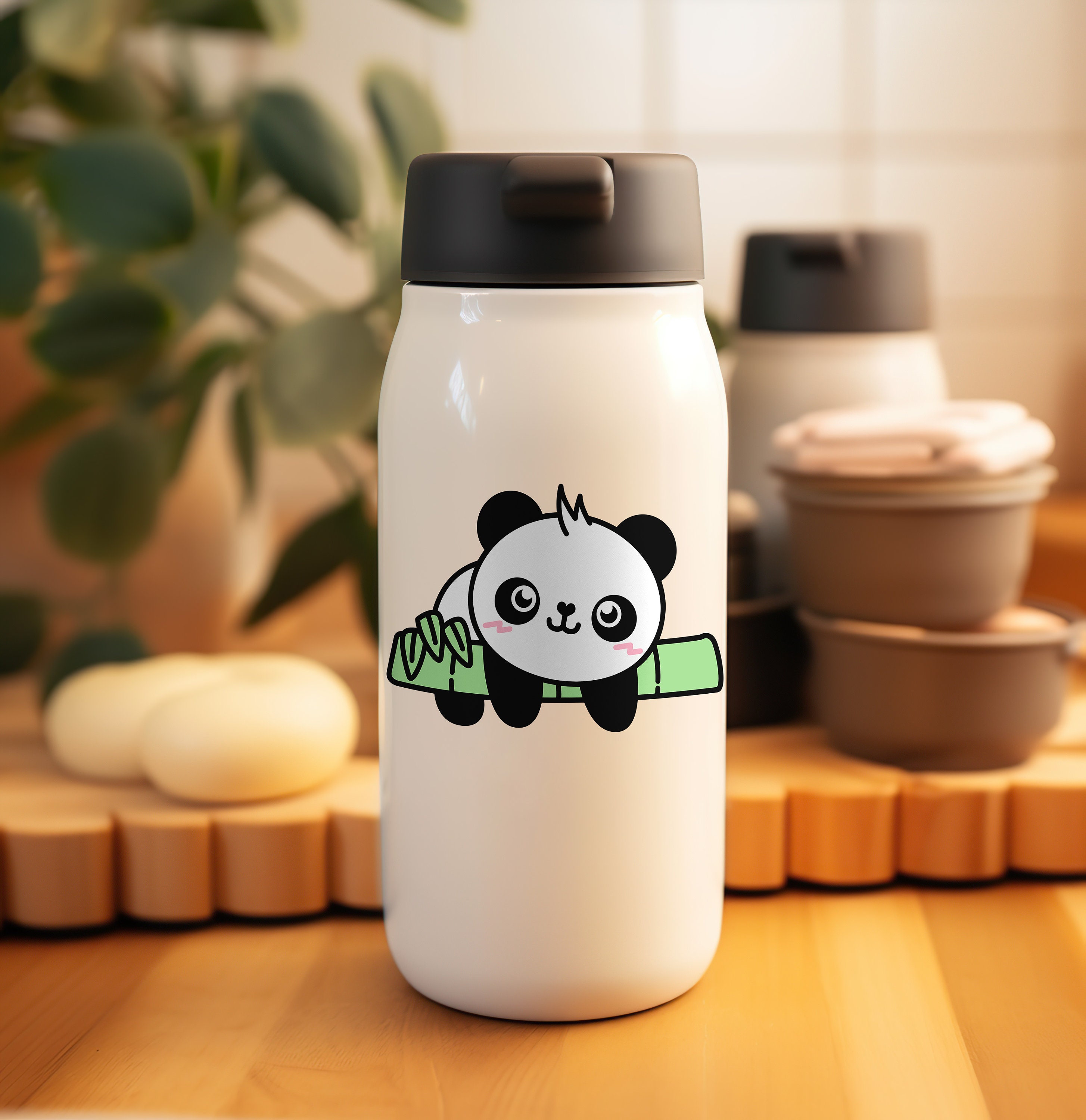 Cute Baby Panda Clipart Panda Bear Kawaii Pandas Funny Animal Digital ...
