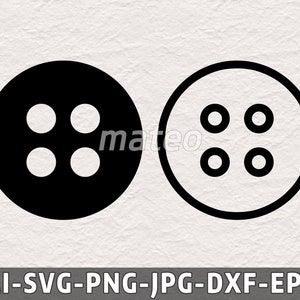 Sewing Button Clip Art | Sewing Button SVG Files | Sewing Button Cut ...
