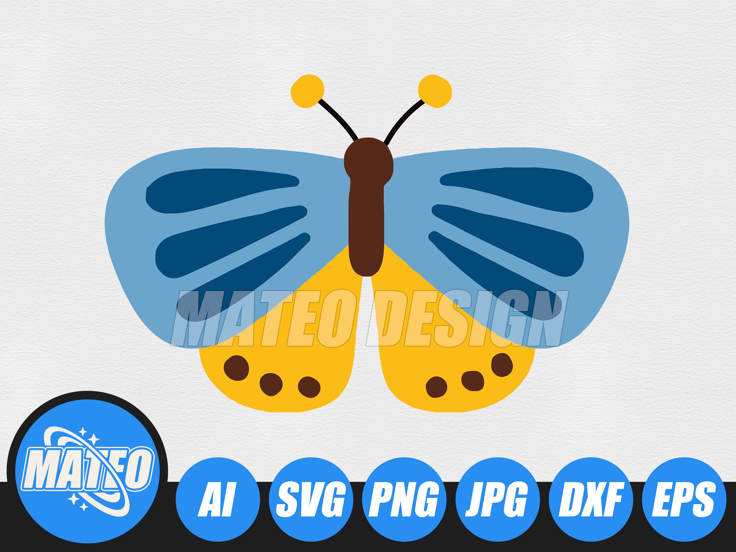 Cute Butterfly, Cartoon Butterfly, Stick Figure, Insect Illustration ...