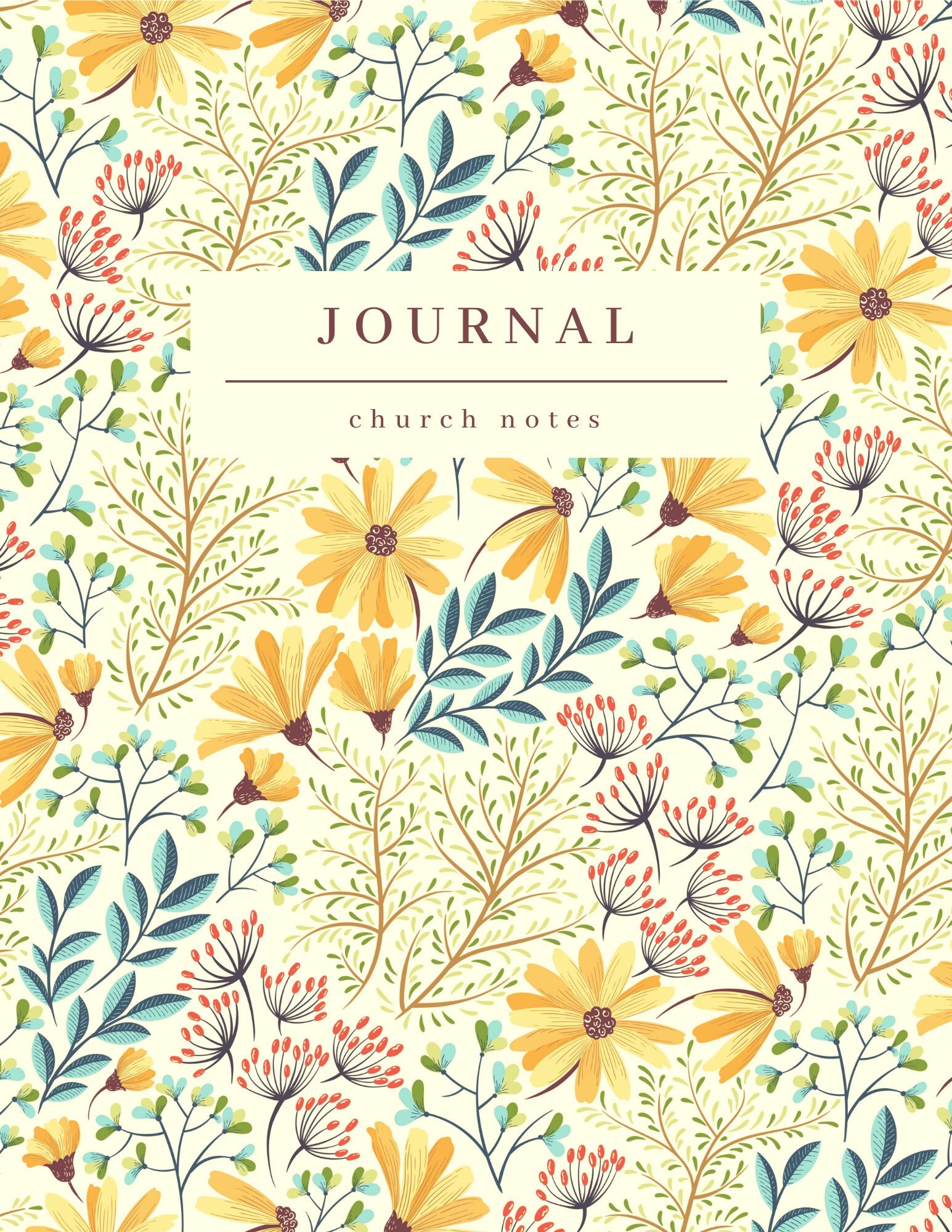 CHURCH NOTES TEMPLATE - Goodnotes Template for Note-taking - Etsy