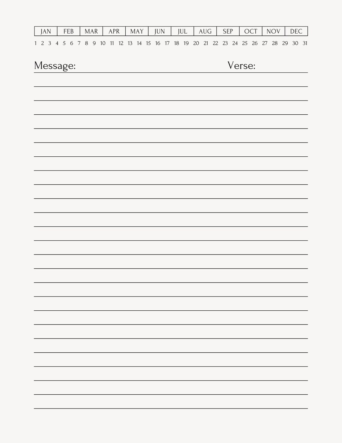 CHURCH NOTES TEMPLATE - Goodnotes Template for Note-taking - Etsy